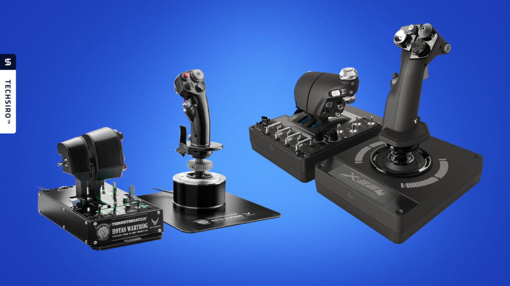 راهنمای خرید بهترین جوی استیک و HOTAS شبیه ساز پرواز 2025 | تک‌سیرو